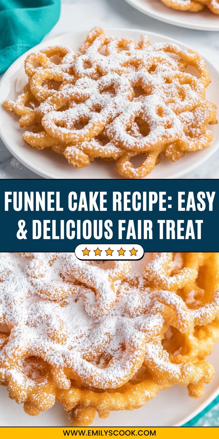 Funnel Cake Recipe (Quick and Easy) - Emilyscook