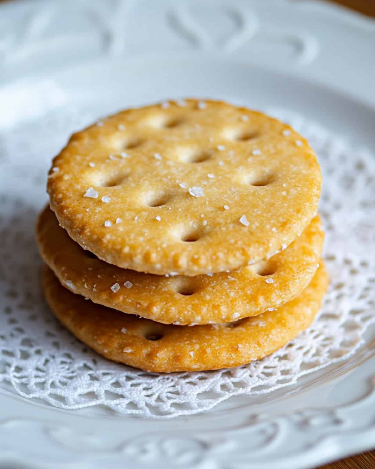 Homemade Ritz Crackers Recipe - Emilyscook