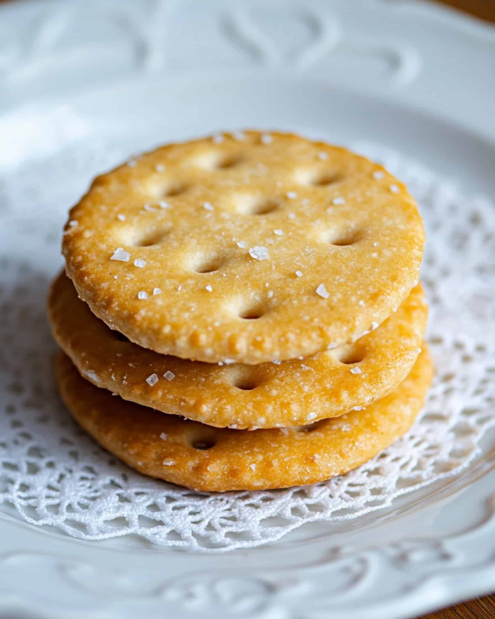 Homemade Ritz Crackers Recipe - Emilyscook