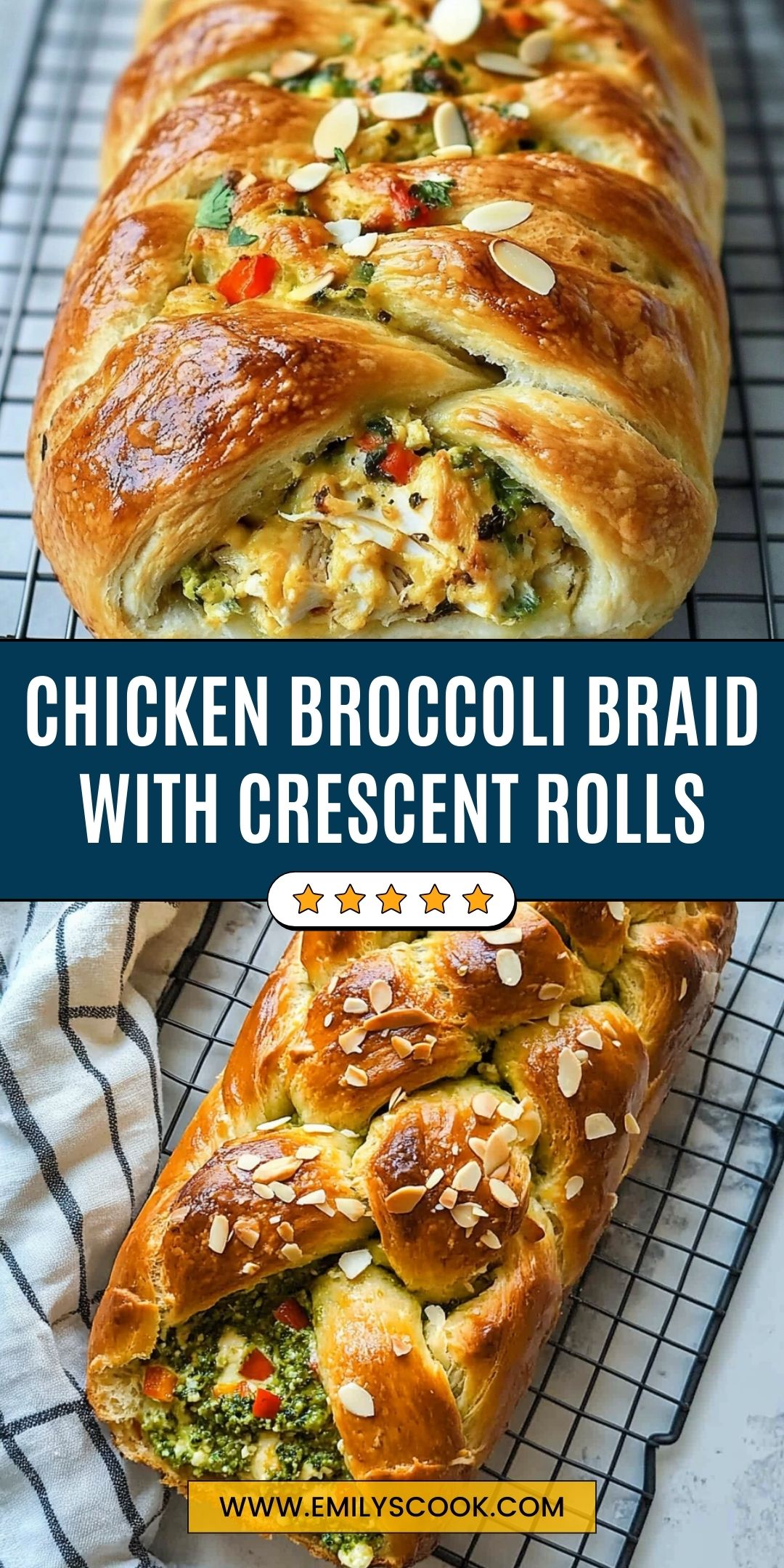 Pampered Chef Chicken Broccoli Braid Recipe - Emilyscook