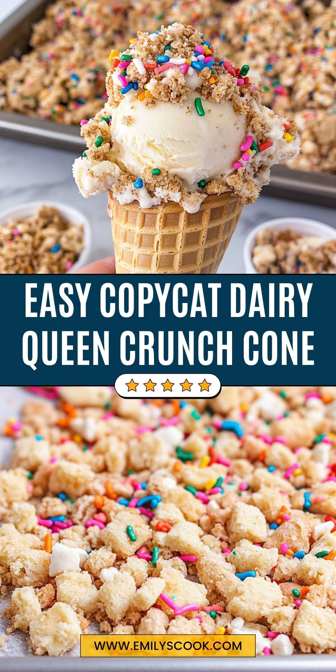 Copycat Dairy Queen Crunch Cone Recipe - Emilyscook