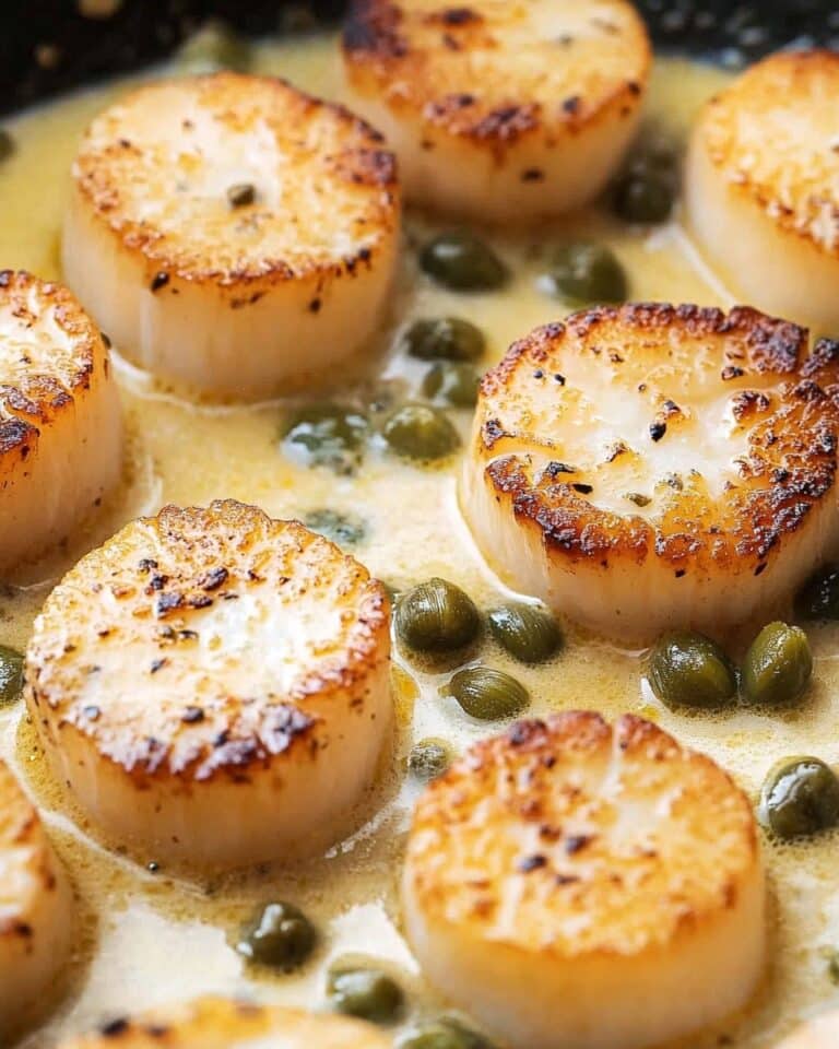 Pan Seared Scallops with Lemon Capers – Elegant Seafood Dinner