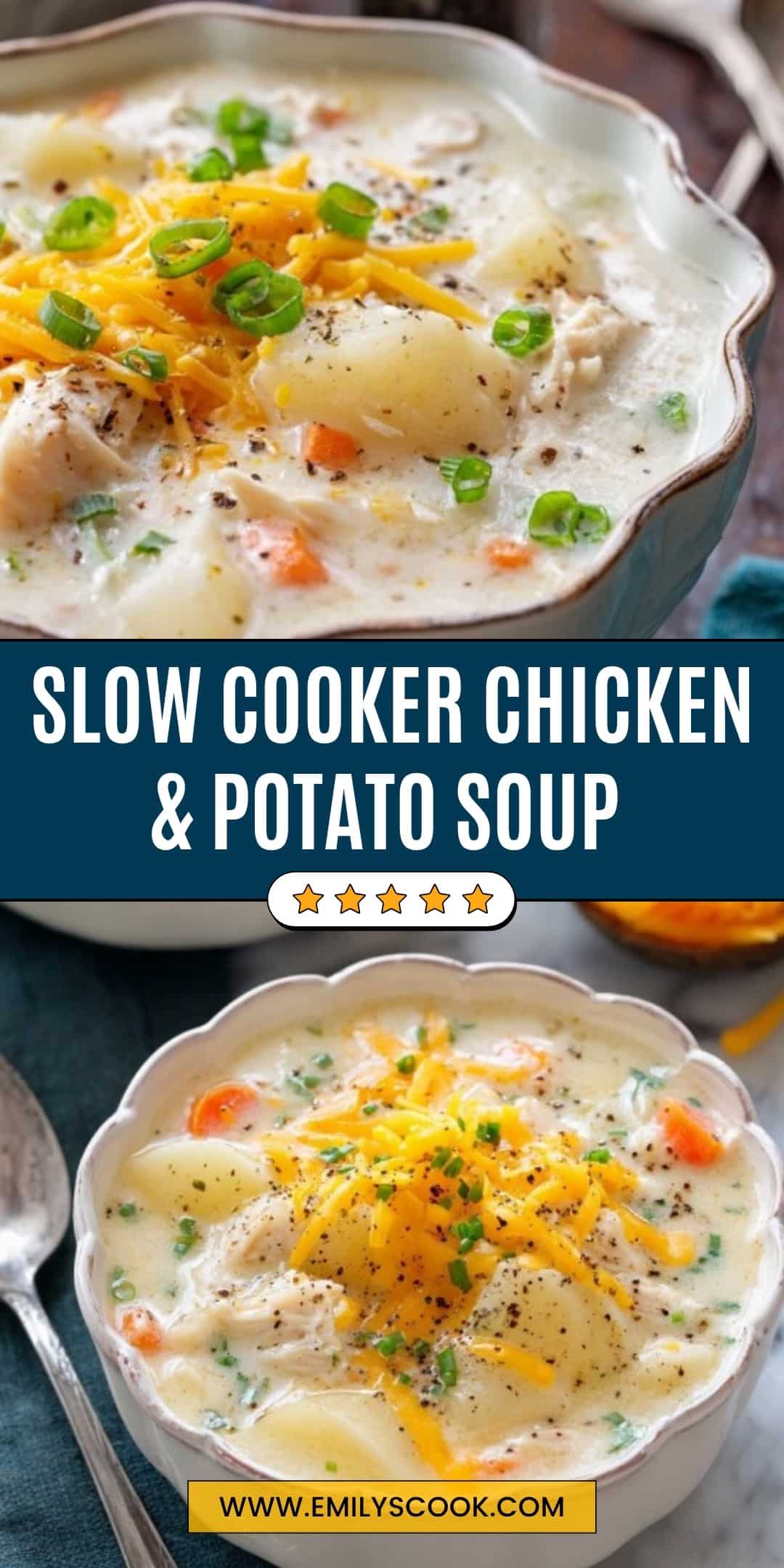 Creamy Slow Cooker Chicken and Potato Soup – Cozy & Easy