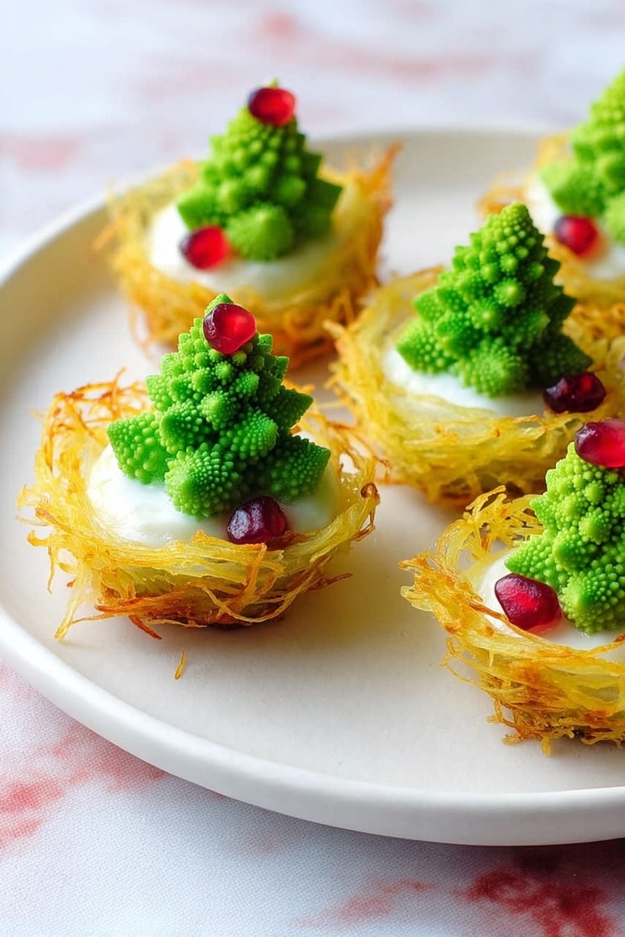 Christmas Tree Mini Quiches - Festive Holiday Appetizer