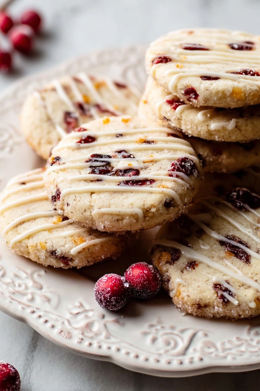 Cranberry Orange Icebox Cookies: Bright & Chewy Holiday Cookies