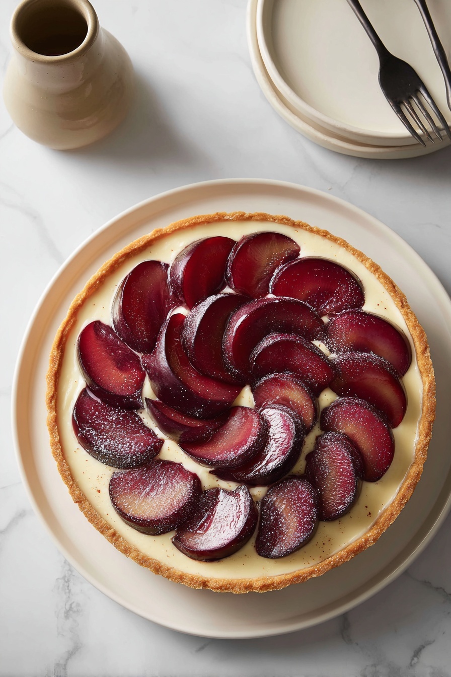 German Plum Tart - Irresistible Summer Fruit Dessert