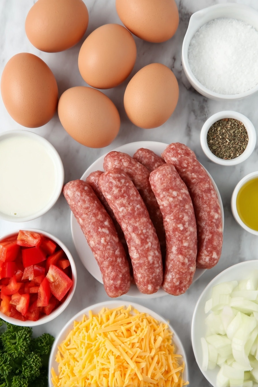 Sausage Bagel Breakfast Casserole: Cozy & Easy Morning Dish