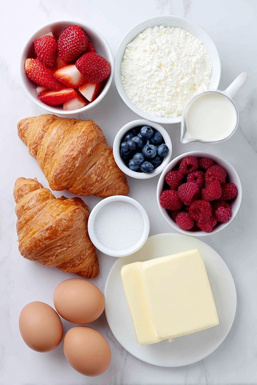 Berry Croissant Bake: Irresistible Breakfast Casserole for Brunch