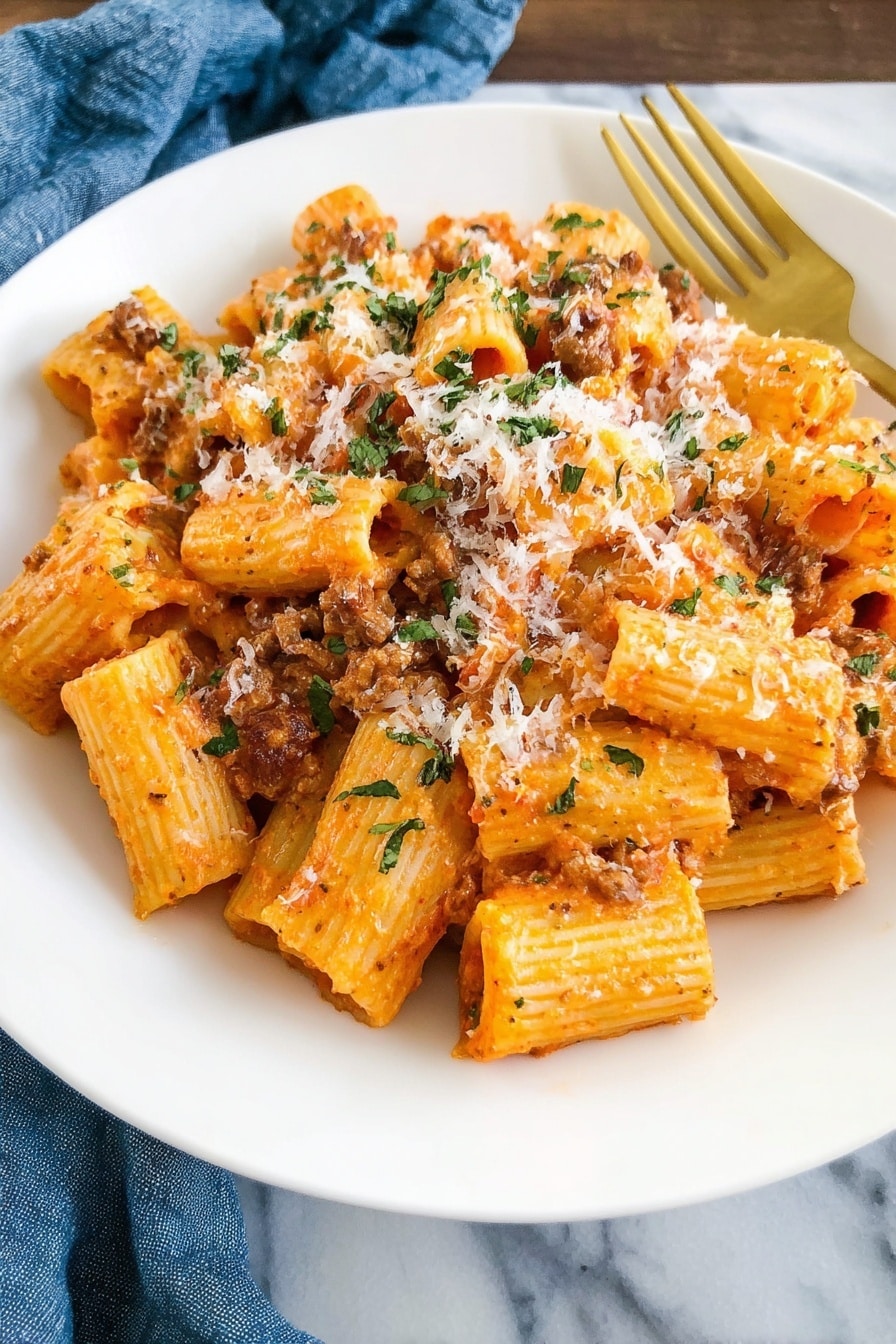Spicy Sausage Rigatoni Pasta: Flavorful & Quick Italian Dinner
