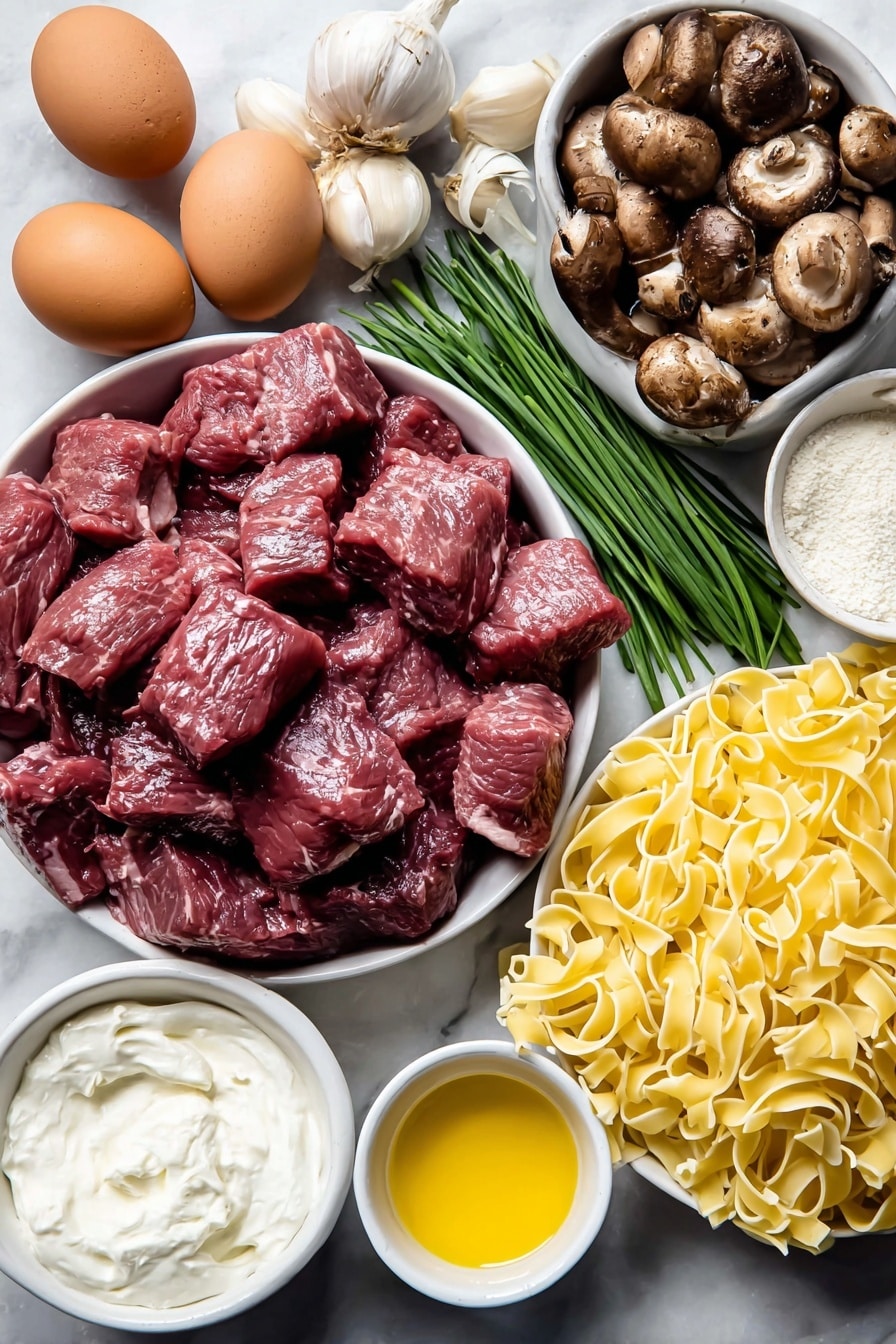 Creamy Slow Cooker Beef Stroganoff – Comforting & Easy