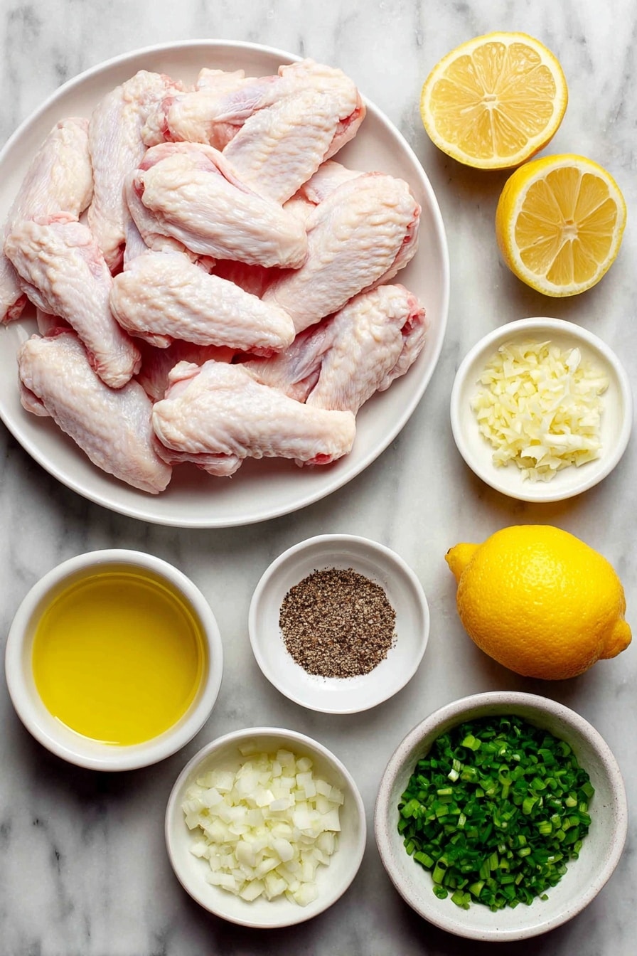 Lemon Garlic Chicken Wings: Crispy, Zesty, Perfectly Flavorful