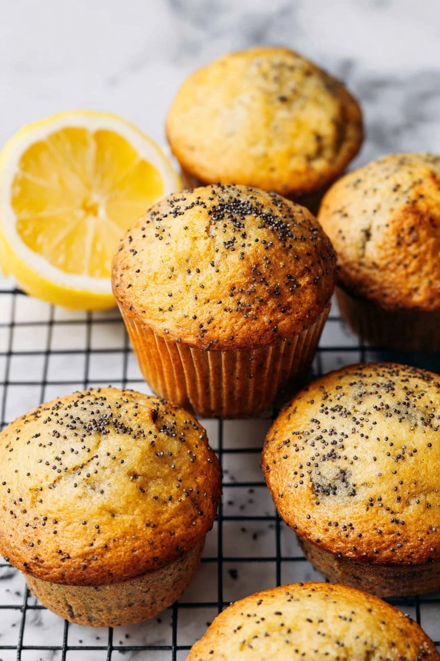 Lemon Poppy Seed Muffins Recipe – Bright, Moist & Bakery-Quality