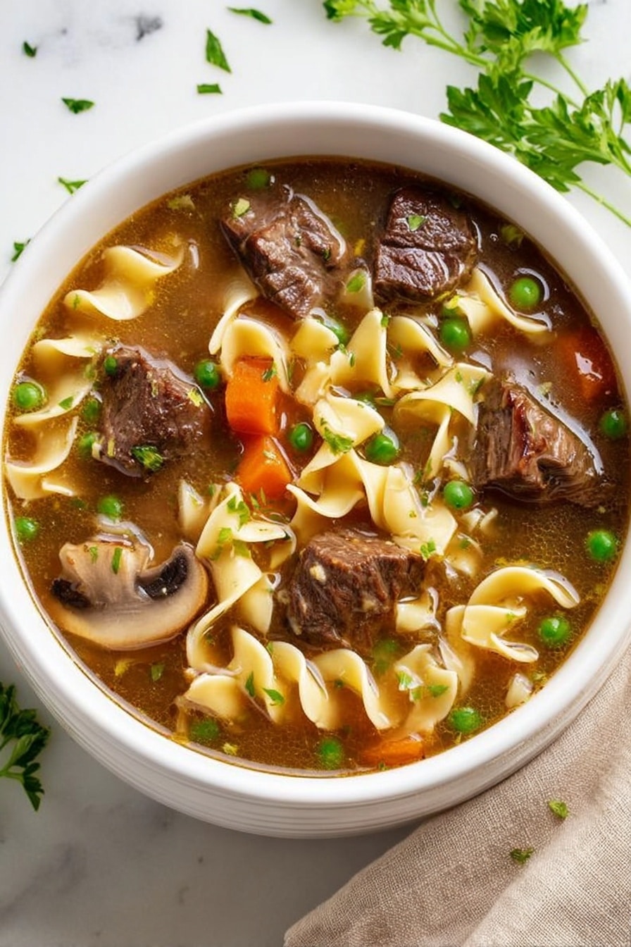 Hearty Beef Noodle Soup: Warm & Flavorful Comfort in a Bowl
