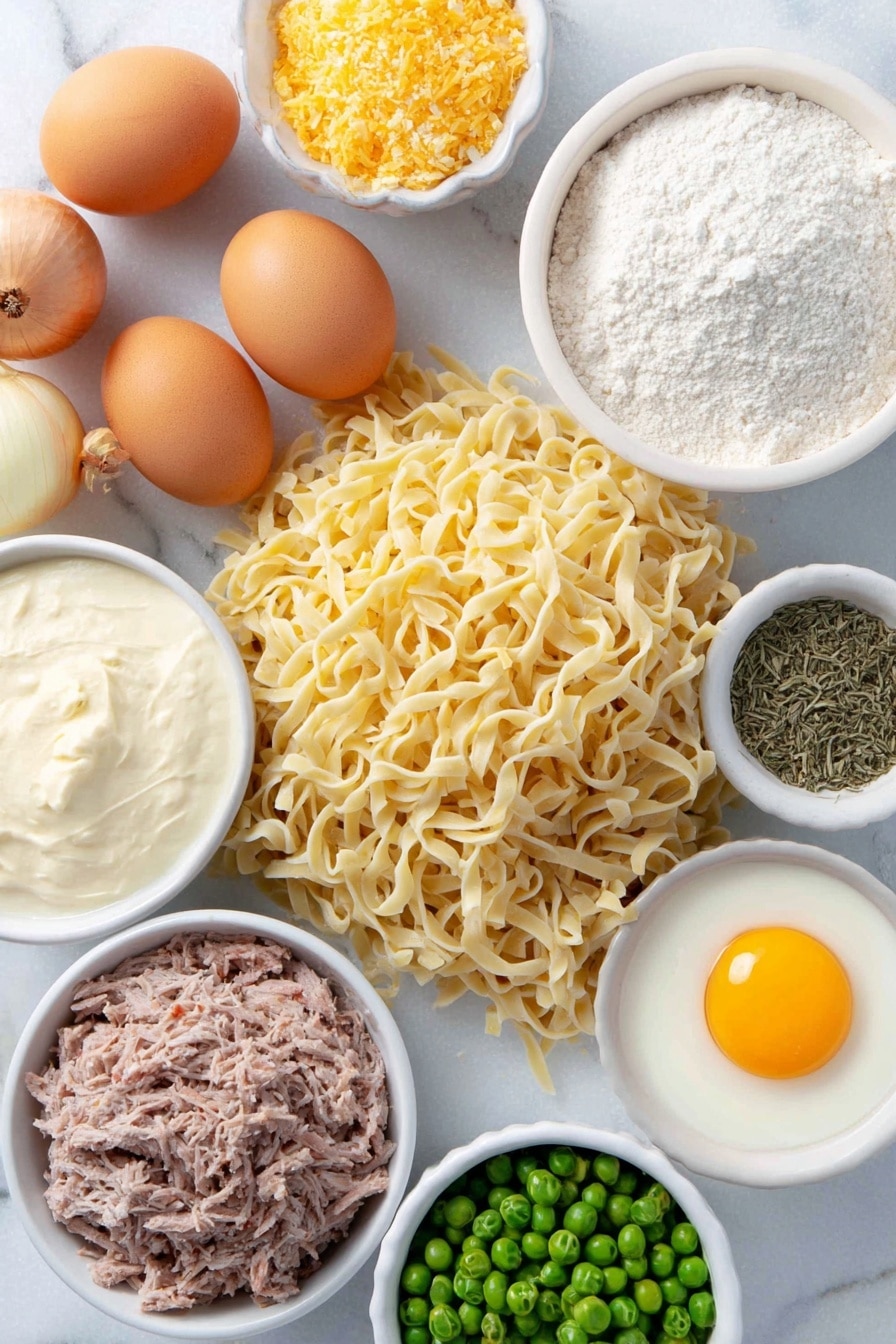 Creamy Tuna Noodle Casserole with Panko | Comfort Food Favorite