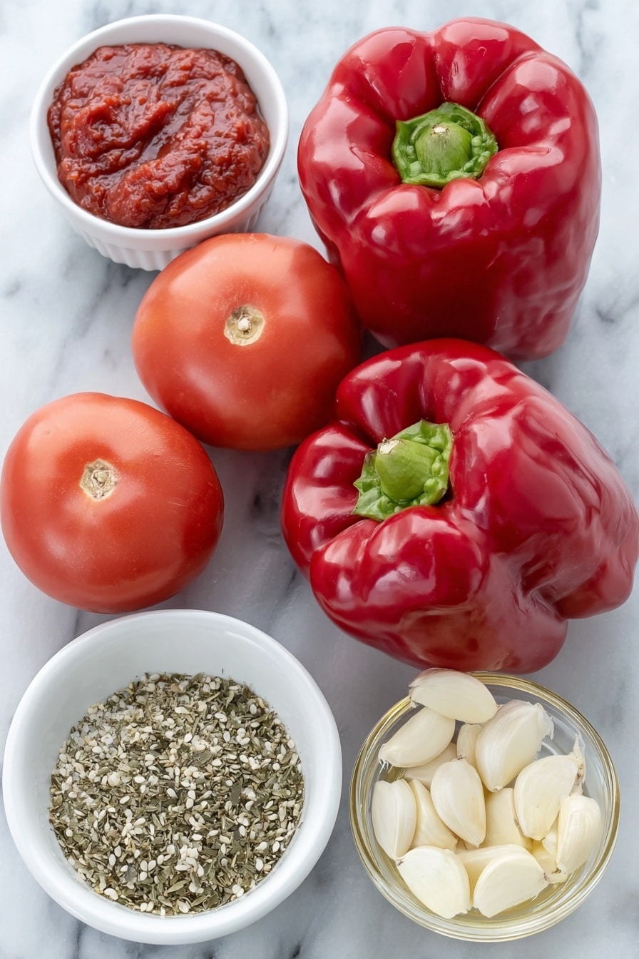 Roasted Red Pepper Tomato Soup – Bright, Smoky & Easy