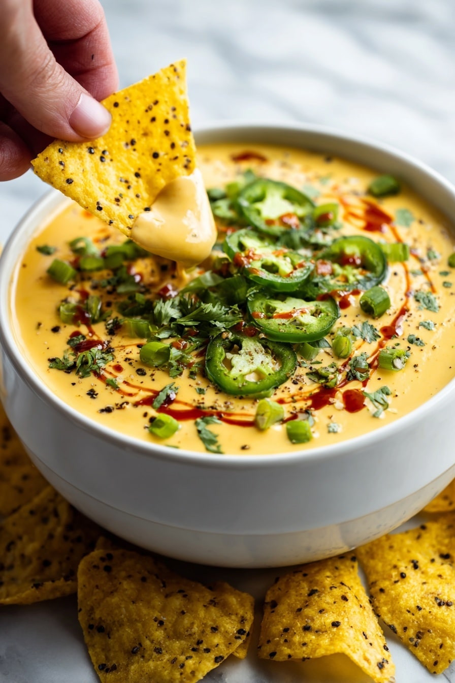 Vegan Butternut Squash Jalapeno Queso - Delicious Plant-Based Dip
