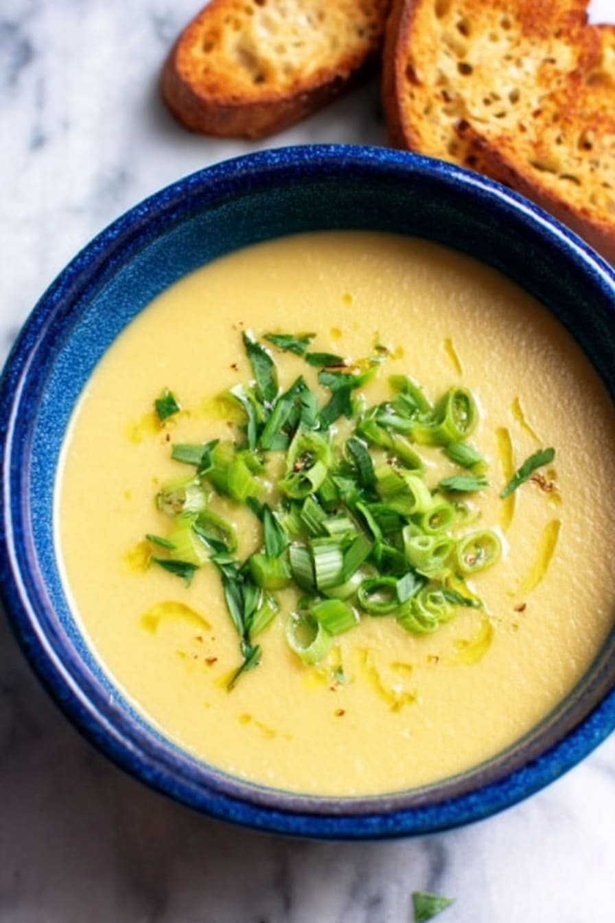 Healthy Potato Soup with Mediterranean Spices | Nourishing & Flavorful